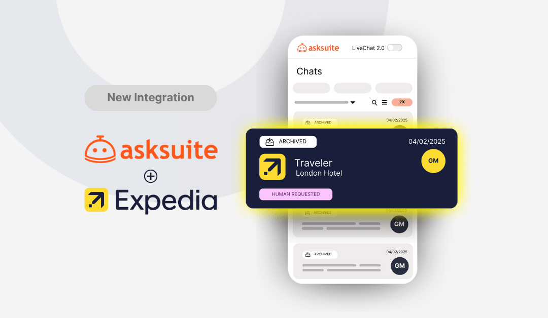 Asksuite + Expedia: centralized messages, better performance